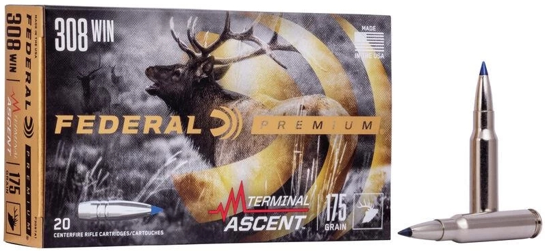 Federal 308W Terminal Ascent 175grs - 20 stk | Børsemaker Wear AS